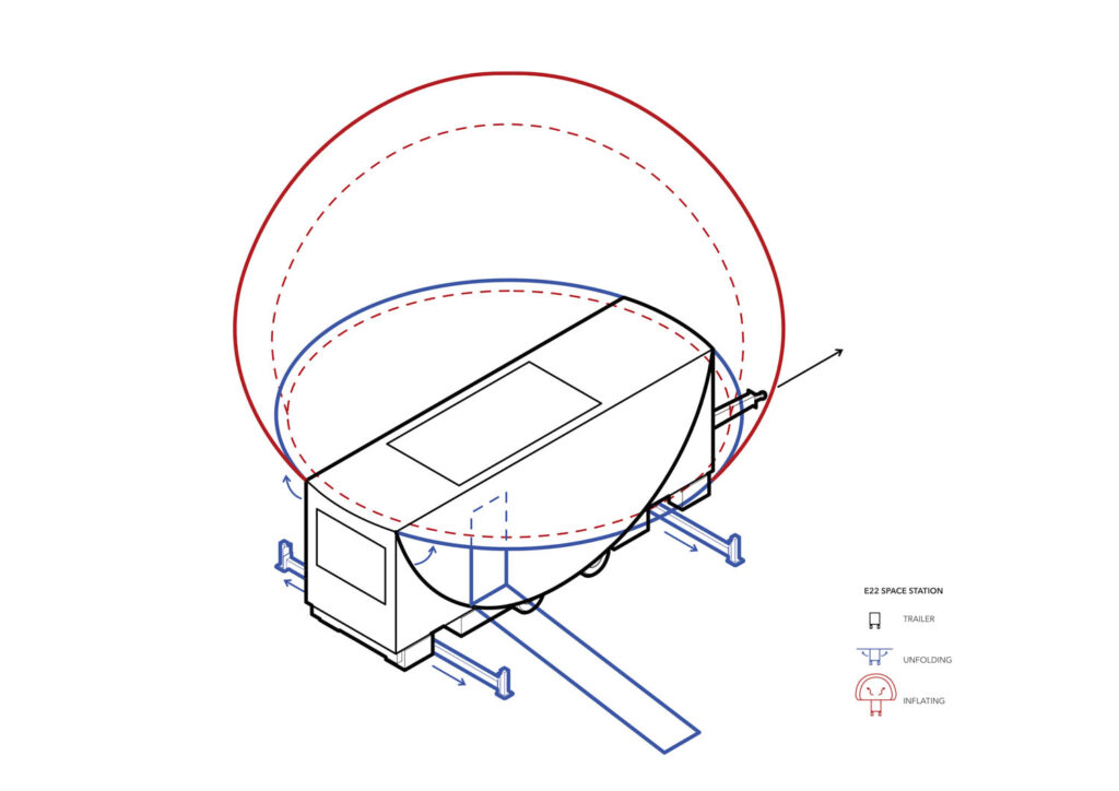 Esch 22 Space Station Mobile Sleeping Hut / 2001 TBSI - TinyHouseZine